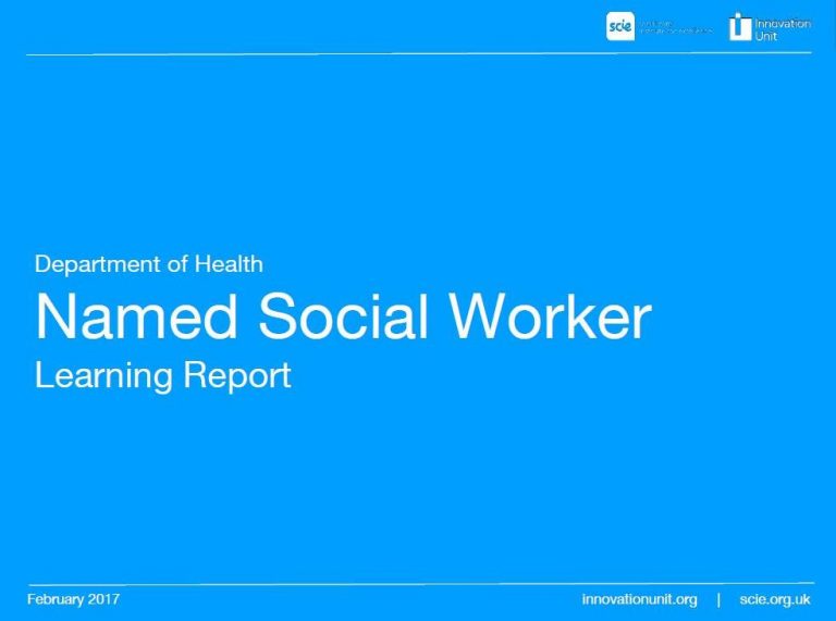 Innovation - Social work with adults